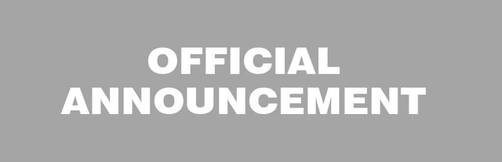 Official Announcement - HOCSH